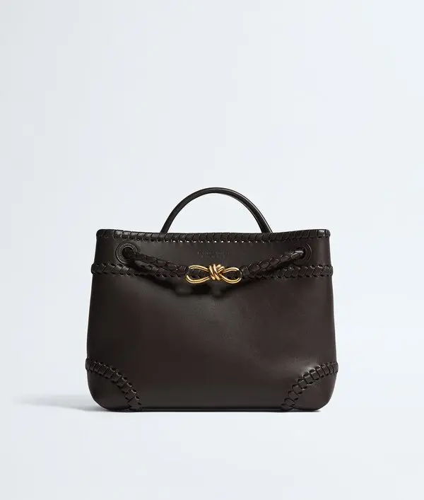BOTTEGA  VENETA Silky Calfskin Andiamo Top Handle Bag