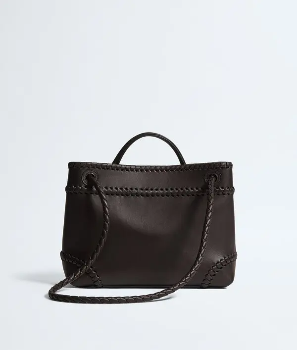 Bottega Veneta Andiamo Top Handle Bag - Espresso