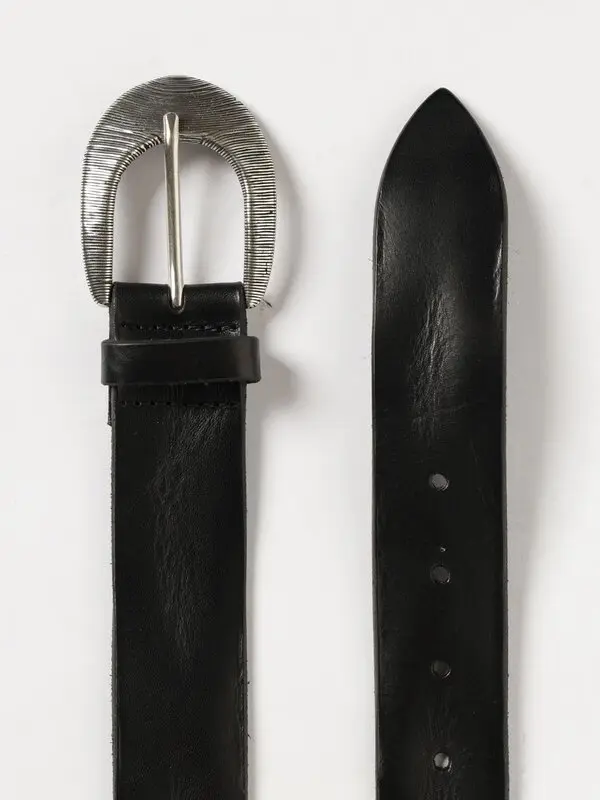 Orciani Leather Belt - Black