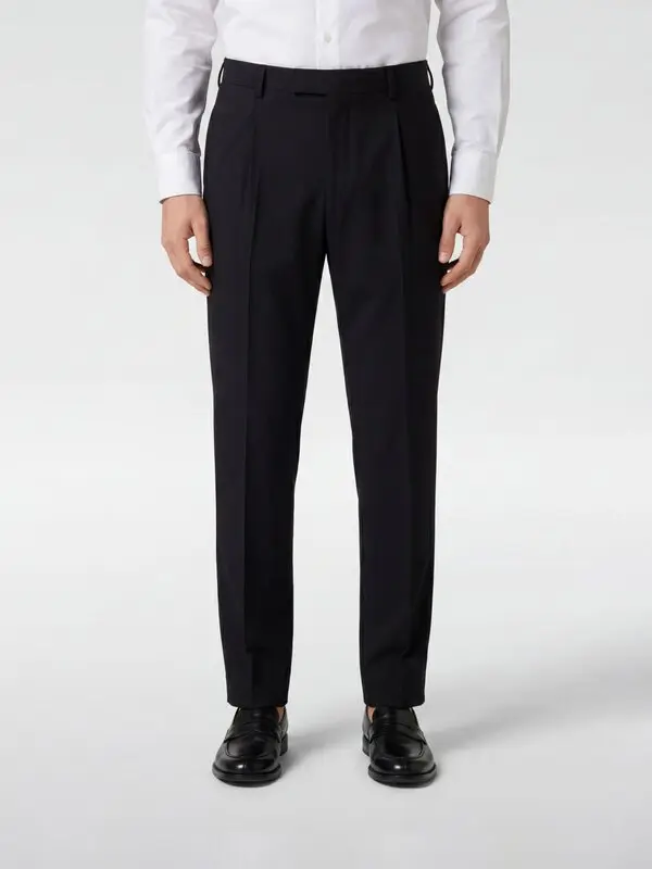PT TORINO Tailored Stretch Trousers - Blue