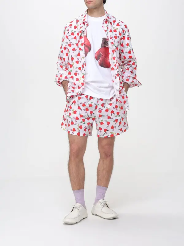 Moschino Printed Cotton Shorts