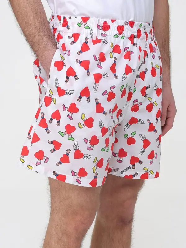 Moschino Printed Cotton Shorts