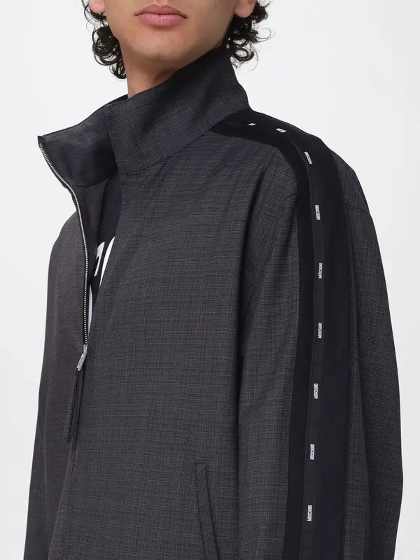 Moschino Virgin Wool And Polyester Bomber Jacket