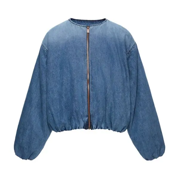 Magda Butrym Denim Jacket 'dark - Blue