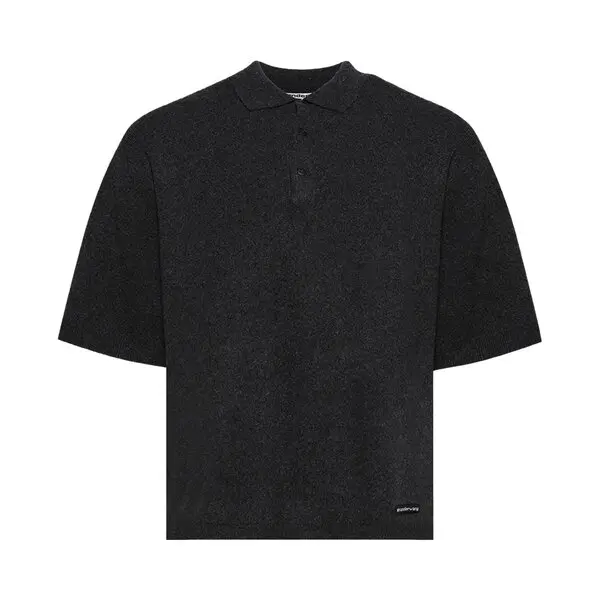 Alexander Wang Polo W/ Knit Logo Label