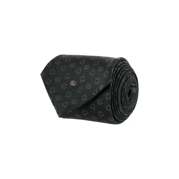 Gucci Silk Jacquard Standard Tie - Blue