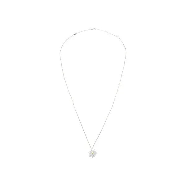 Givenchy Daisy Pendant Necklace - White