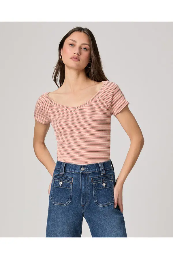 Paige Leita Top - Stripe