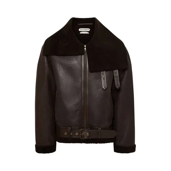 JW Anderson Shearling Jacket 'chocolate