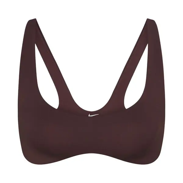 NIKESKIMS Matte Shaping Scoop Bra 'dark Sepia/dark Sepia/dark Sepia - Brown