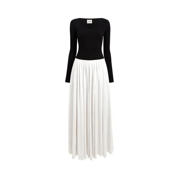 Khaite Carlotta Dress /white - Black