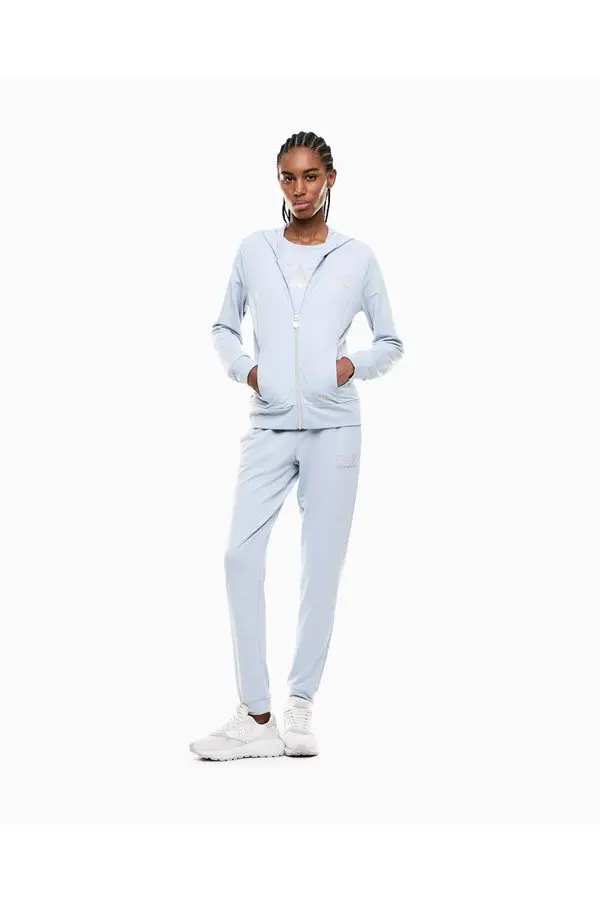 EA7 Evolution Hooded Sweatshirt - Blue