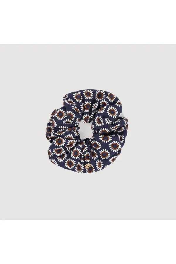Sandro Print Flowy Trousers - Blue