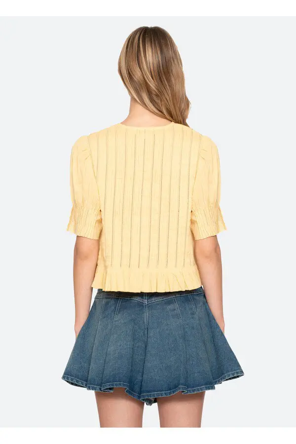 Sea Alberte Top - Yellow