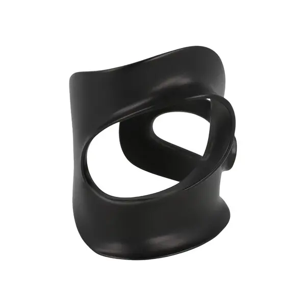 FERRAGAMO Small Sculptural Cutout Bracelet - Black