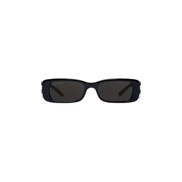 Balenciaga Dynasty Rectangle Sunglasses - Black