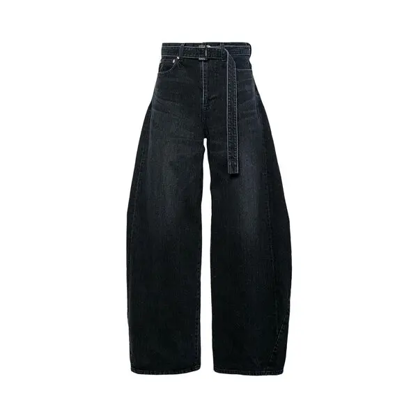 Sacai Wide-leg Denim Pants