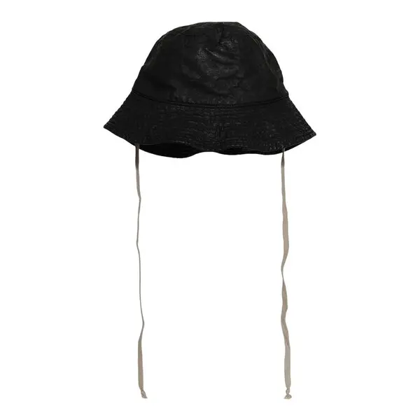 Rick Owens Denim Gilligan Hat - Black