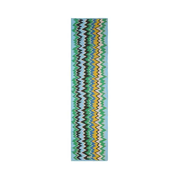FERRAGAMO Zig Zag Print Scarf - Multicolor
