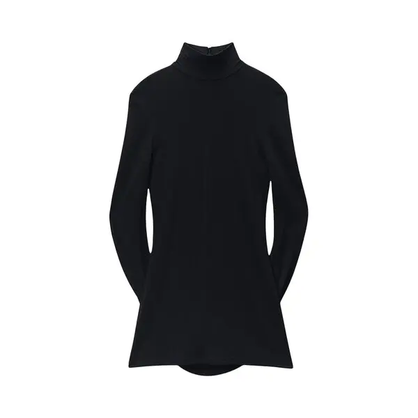 Alexander Wang Mini Dress With Draped Back Sleeves