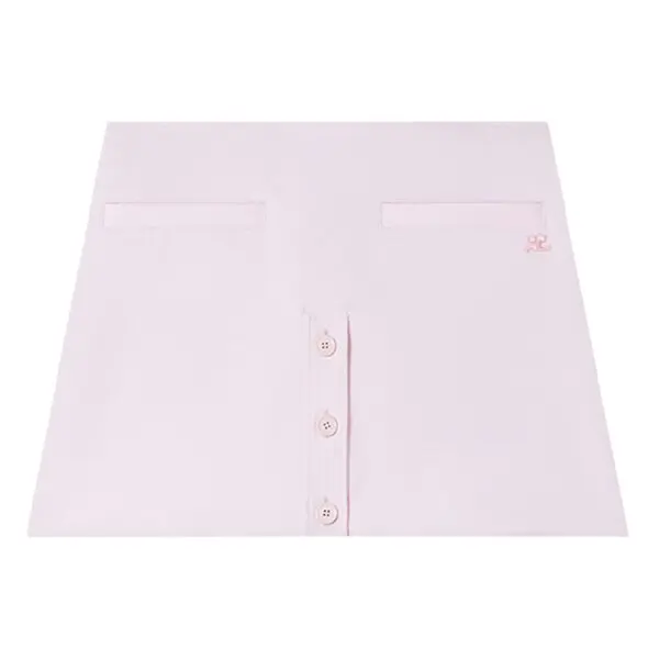 COURREGES Heritage Buttoned Mini Skirt - Pink