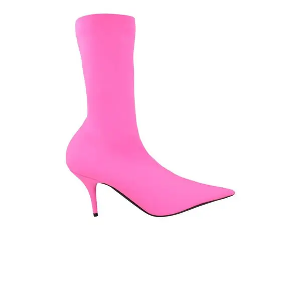 Balenciaga Wmns Knife Sock Bootie Fluorescent - Pink