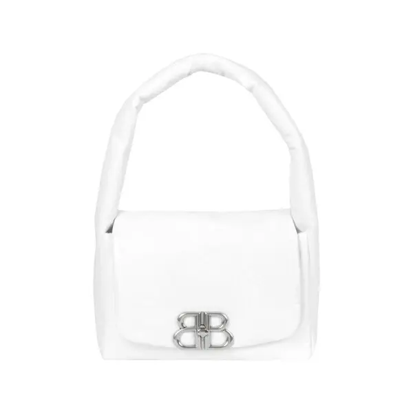 Balenciaga Monaco Small Sling Shoulder Bag - White