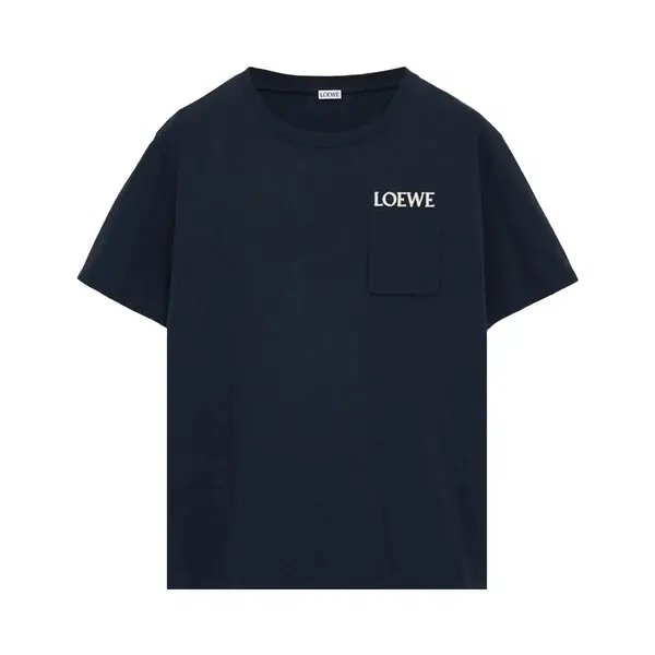 Loewe Relaxed Fit T-shirt 'dark Navy - Blue