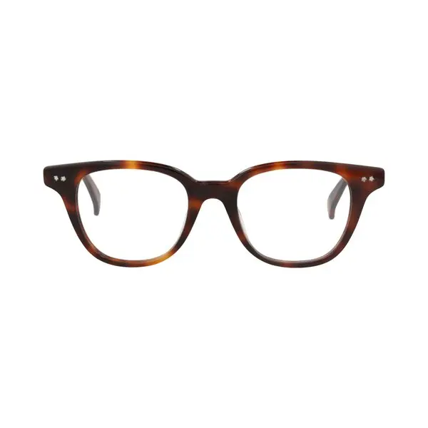 Kenzo Round-frame Acetate Optical Frames 'havana/transparent