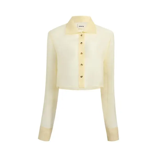 Khaite Jasen Top 'pale - Yellow