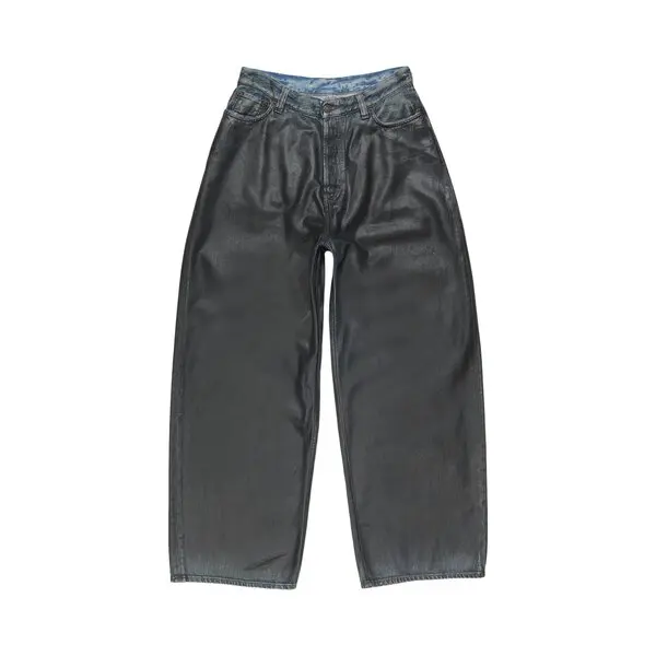 Acne Studios 2023 U Leather Loose Fit Jeans