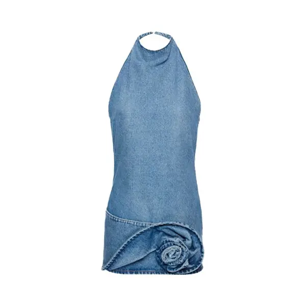 Magda Butrym Denim Mini Dress
