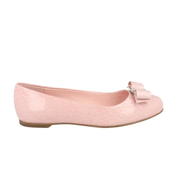 FERRAGAMO Wmns Varina Ballet Flat 'light