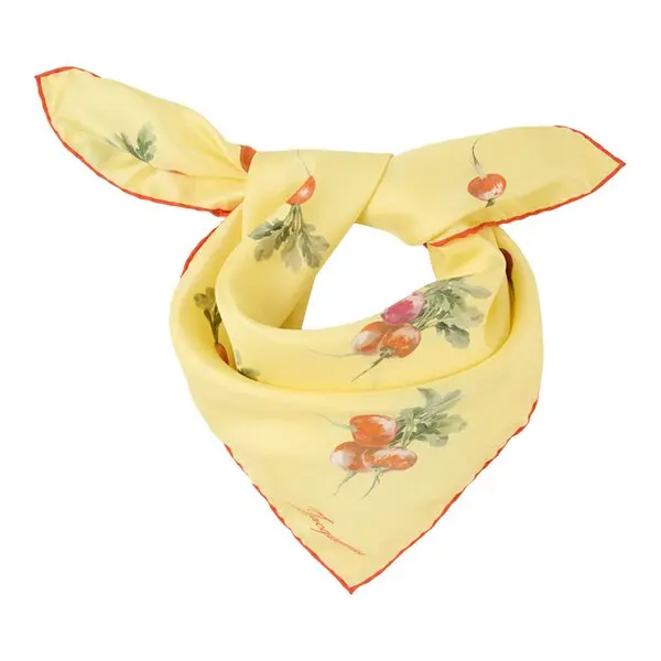 Jacquemus Le Foulard Radis 'print Radish - Yellow