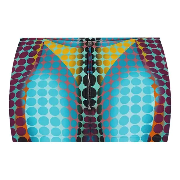 JEAN PAUL GAULTIER Re-edition Mini Skirt - Blue