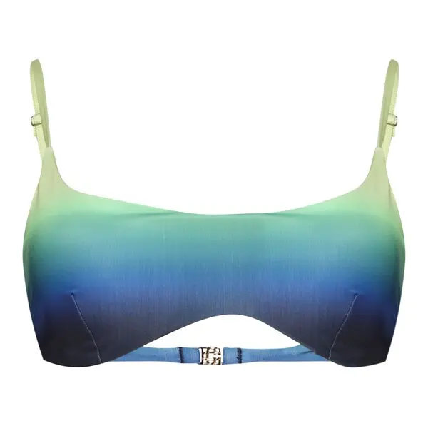 Casablanca Printed Bikini Top 'gradient