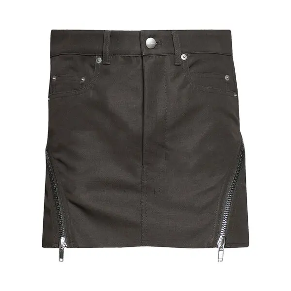 Rick Owens Bolan Banana Mini Skirt - Brown