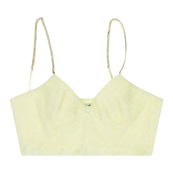 Alexander Wang Chain Strap Bra /neon