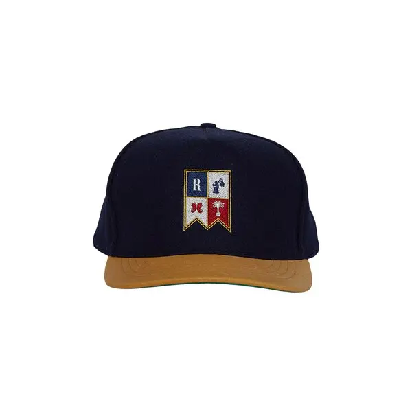 Rhude Harbor Crest Hat 'navy/brown