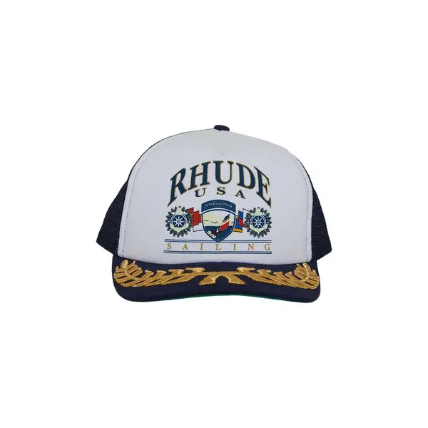 Rhude Sailing Icon Trucker Hat - Blue