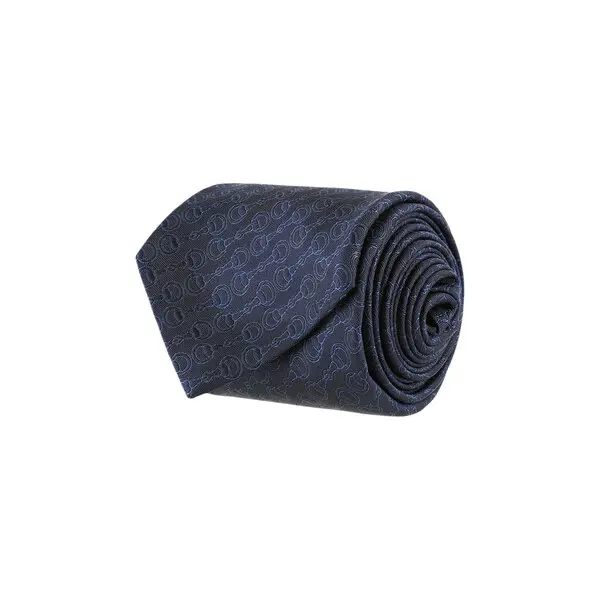 Gucci Silk Jacquard Standard Neck Tie - Blue