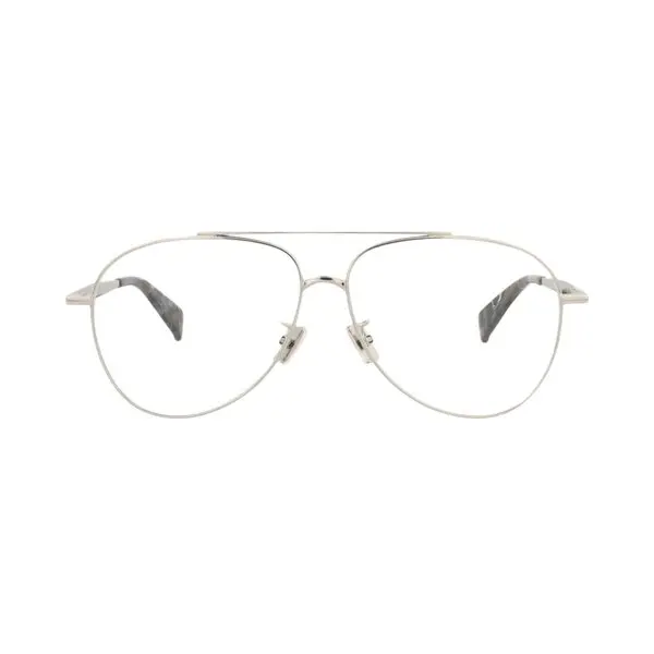 Kenzo Aviator-frame Metal Optical Frames 'palladium/transparent