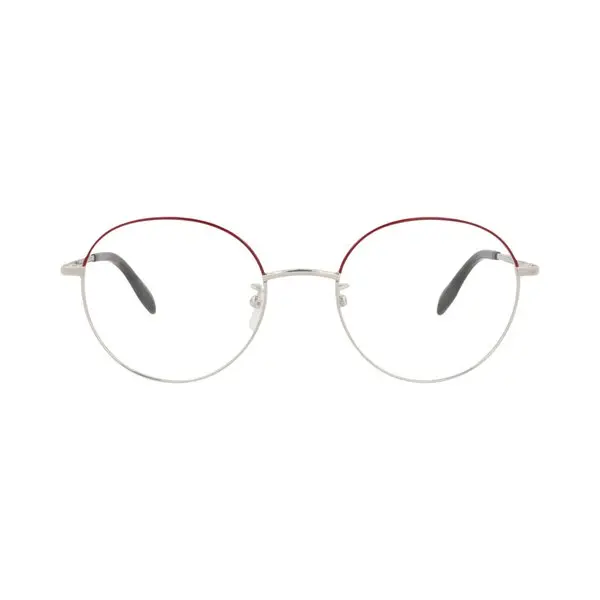 Alexander McQueen Round-frame Metal Optical Frames /transparent