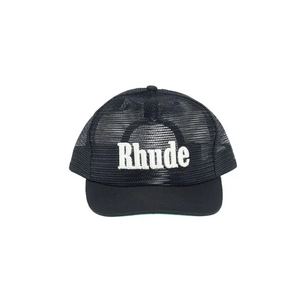 Rhude Logo Mesh Hat /white