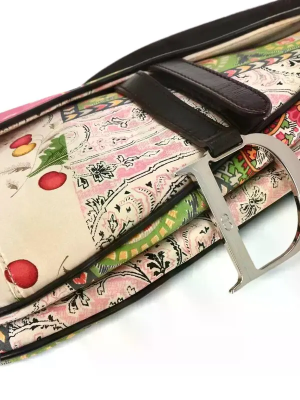 Dior 2003 Saddle Patchwork Shoulder Bag