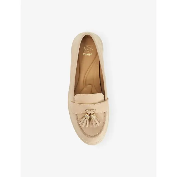 DUNE Glissade Suede Loafers