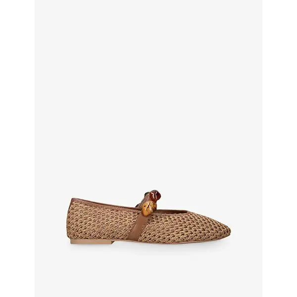 Steve Madden Poppin Raffia Ballet Flats