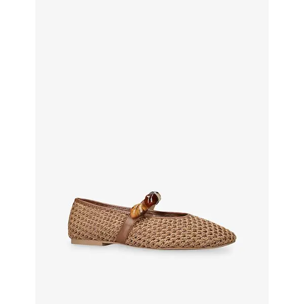Steve Madden Poppin Raffia Ballet Flats