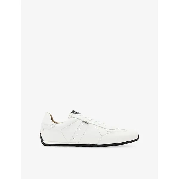 ALLSAINTS Liam Leather Trainers - Triple White