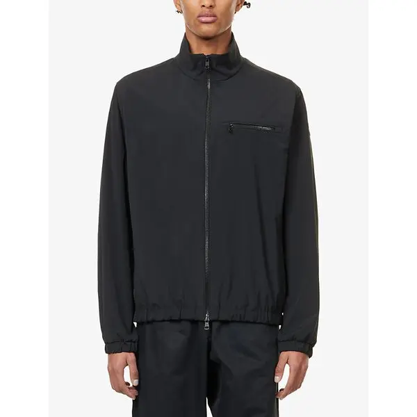 Moncler Danby Logo-patch Shell Jacket - Black